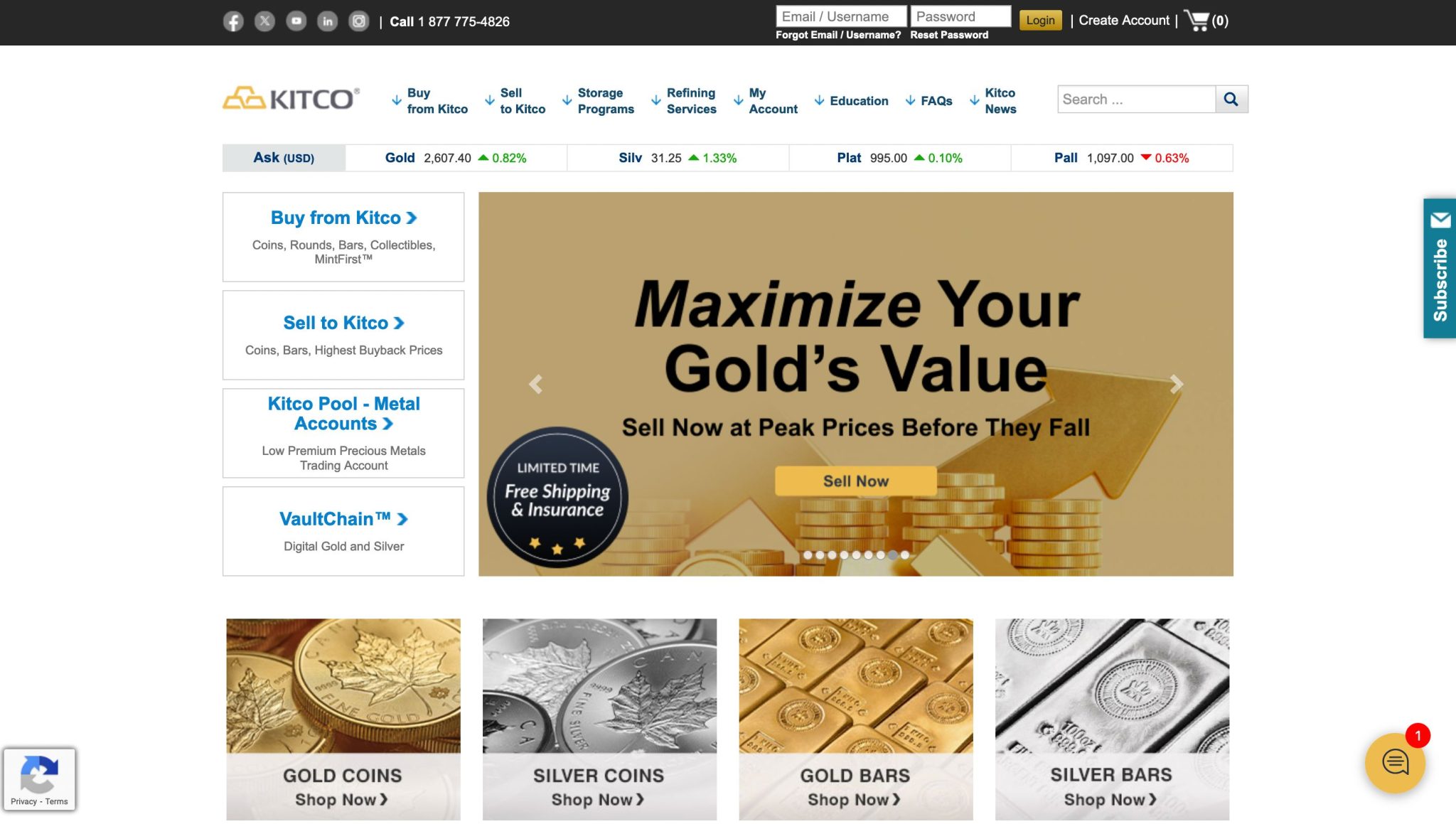 Kitco Metals Review 2025 | Morss Global Finance